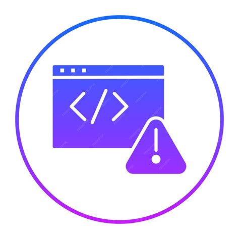 Premium Vector Code Error Vector Illustration