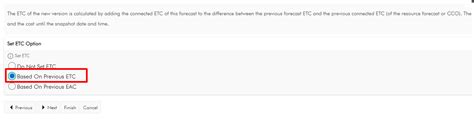 Project Forecast Snapshot Matching Etc Eac Ifs Community