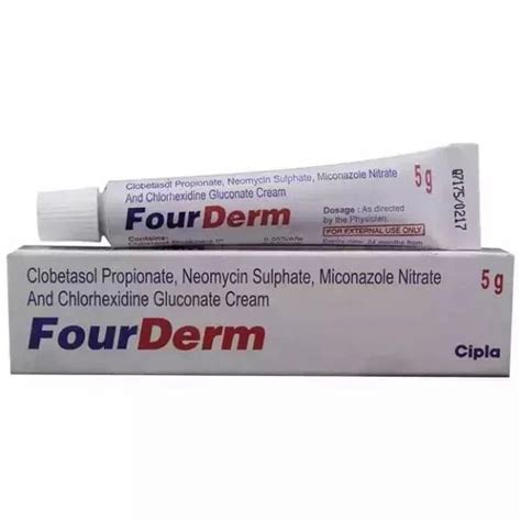Fourderm Oint 5gm 20s At ₹ 12 75 Piece Clobetasol Propionate Ointment In Thiruvananthapuram