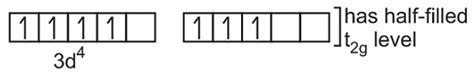 Cr2 And Mn3 Both Have D4 Configuration Thus