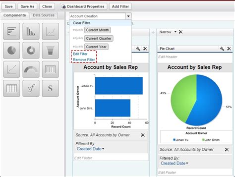 Implementing Dashboard Filters Salesforce Reporting And Dashboards