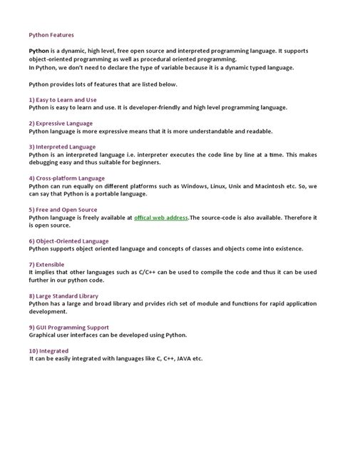 Python Is A Dynamic High Level Free Open Source And Interpreted