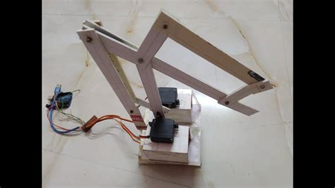 3dof robotic arm using mg995 servo motors and arduino uno youtube