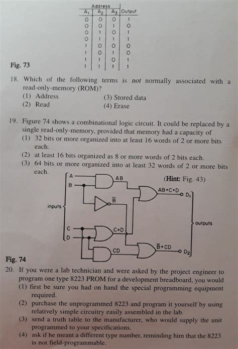 Solved Input Address Output Fig 71 15 Figure 72 Shows An