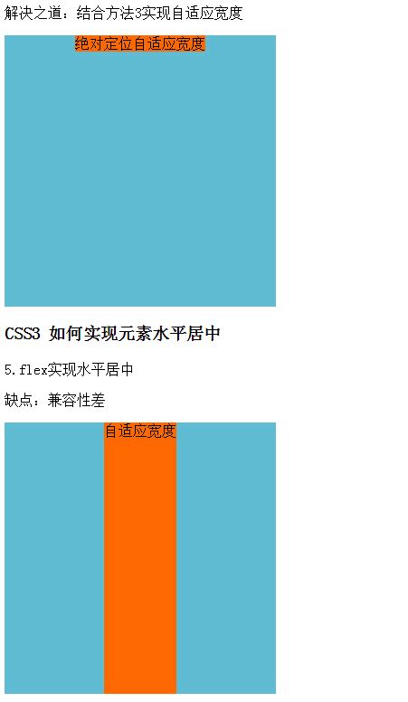 css css3 如何实现元素水平居中 h3内容水平居中 csdn博客