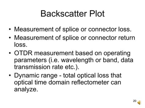 Optical Time Domain Reflectometry Ppt Cameras And Camcorders Consumer Electronics