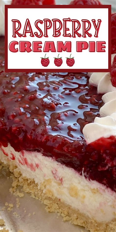 Raspberry Cream Pie Artofit