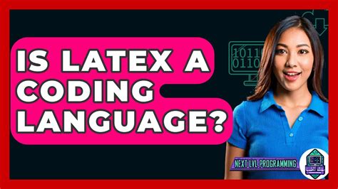 is latex a coding language next lvl programming youtube
