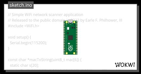 Scan Network Wokwi Esp32 Stm32 Arduino Simulator