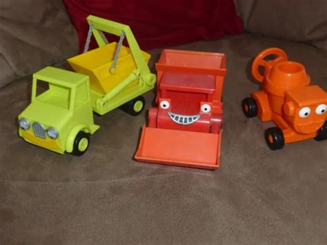 BOB THE BUILDER Vehicles Dizzy Muck The Bulldozer Skip Truck 4 99 PicClick UK