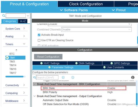 Stm32 Tim Pwm高阶操作：刹车及状态约束 Pwm刹车功能 Csdn博客