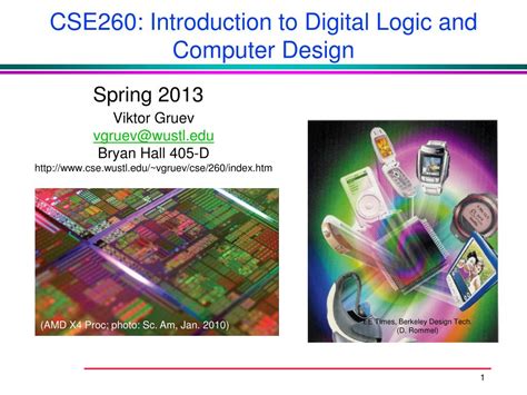 PPT CSE Introduction To Digital Logic And Computer Design PowerPoint Presentation ID