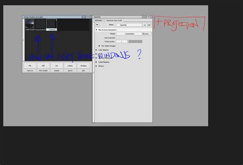 solved where are windows for multi lister shader projections and