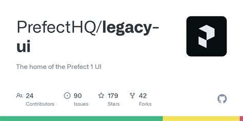 Github Prefecthqlegacy Ui The Home Of The Prefect 1 Ui