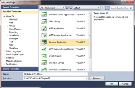 Working With A Microsoft Windows Workflow Foundation 40 Wf Program