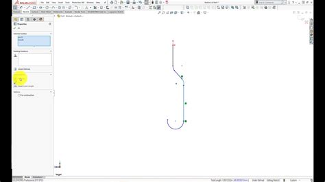 SolidWorks Quicktip Line To Arch Sketch YouTube