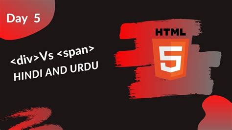 Html Div Tag And Span Tag In Hindiurdu Html Tutorial In Hindiurdu 5 Youtube