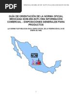 Nom 050 Scfi 2004 Etiquetado De Productos Pdf México Los