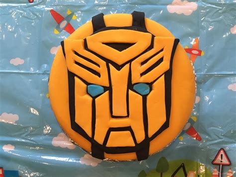 Transformer Bumblebee Birthday Cake
