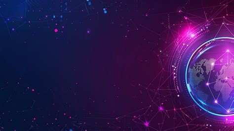 Technologynetwork Data Background TechSocial Connection And Networking Mixed Media Premium AI