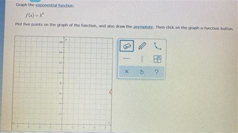 solved graph the exponential function f x 3² plot five