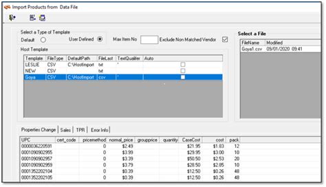 Get Host Import Data