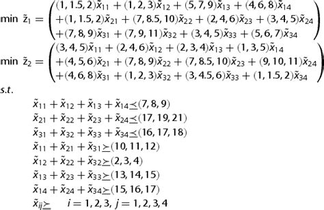 Full Article A New Approach To Solve Fully Fuzzy Multi Objective Transportation Problem