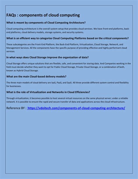 8 essential elements of cloud computing architecture pdf