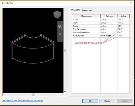 Solved Revit Fabrication Radius Duct Tags Autodesk Community