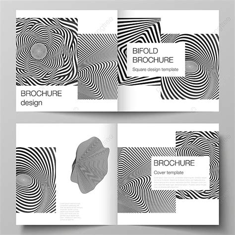 정사각형 디자인 이중 브로셔 전단지에 대한 두 개의 표지 템플릿의 벡터 레이아웃 템플릿 Psd 다운로드 디자인 자료 다운로드