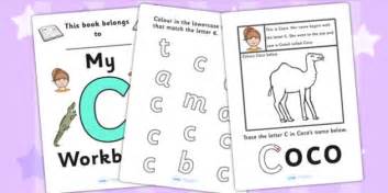My Workbook C Uppercase Teacher Made