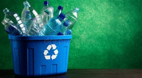 Blue Plastic Bottles Recycling Concept Stock Illustrations 1138 Blue