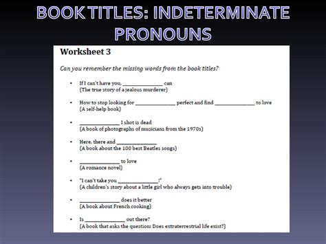 Ppt Indeterminate Pronouns Dokumen Tips