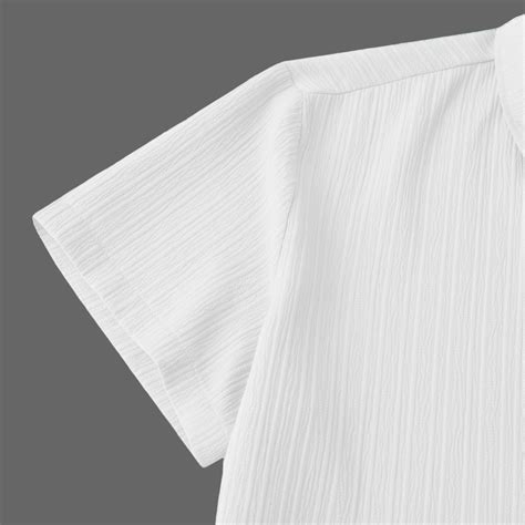 White Lining Structured Shirt Fashion Flair