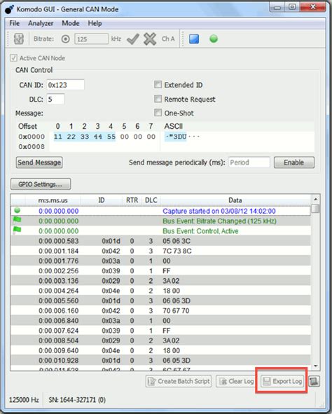 What Are The Options To Batch And Store Can Messages With The Komodo
