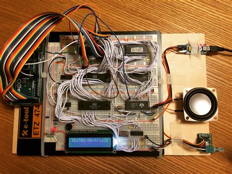 My Be6502 Breadboard Computer Powered By Krisos Rbeneater