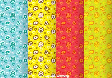 Sketchy Girly Pattern Vectors 95217 Vector Art At Vecteezy