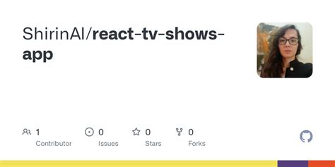 Github Shirinaireact Tv Shows App