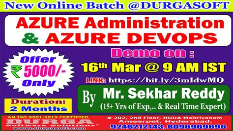 Azure Administration And Azure Devops Online Training Durgasoft Youtube