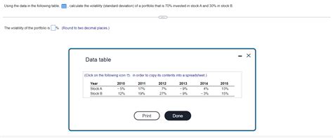 solved using the data in the following ﻿table calculate