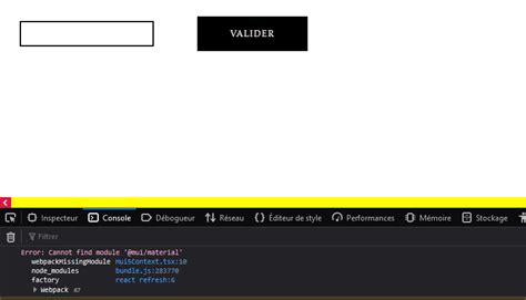 React V Rjsf V Dependency In RJSF Is Missing Mui Core And If