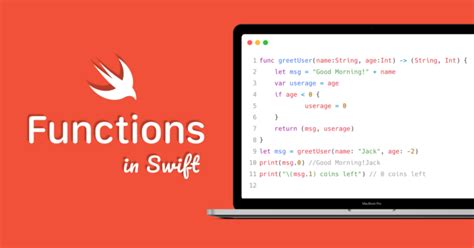 Swift Functions And Methods Cloud Data