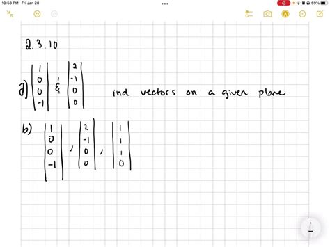 Solved Suppose A Is The 3 By 3 Matrix Ones 3 3 Of All Ones Find Two Independent Vectors X And