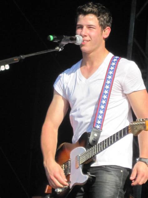 Nick Jonas Singing Adele Someone Like You Cover Blue Image