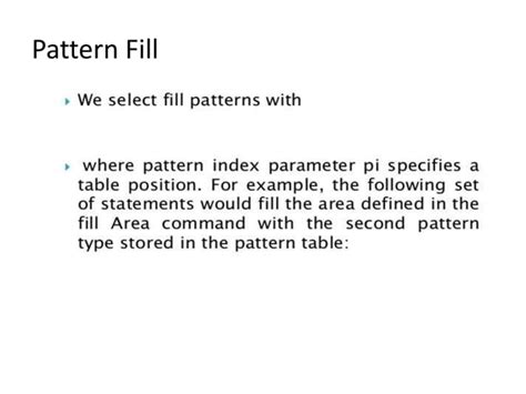 Attributes Of Output Primitives Curve Attributes And Area Fill Attributes Pptx