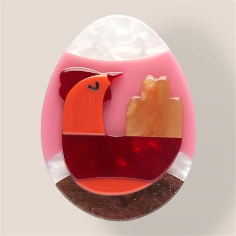 Erstwilder Pysanky Brooches Resin Collection Danilova — Danilova