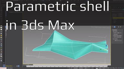 D Tutorial Parametric Shell Design In Ds Max Very Simple YouTube