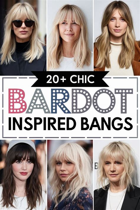 20 Chic Bardot Bangs Styles To Try Cortes De Pelo Peinados Pelo
