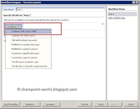 Workflow Using Sharepoint Designer 2007 ~ Explore Microsoft 365