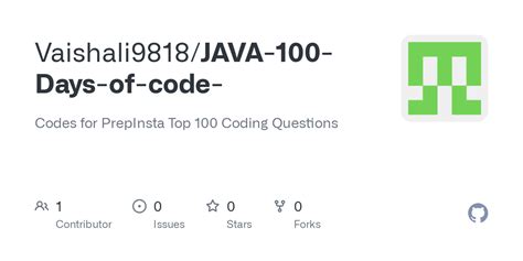 github vaishali9818 java 100 days of code codes for prepinsta top